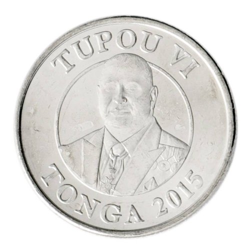 Tonga 10 Seniti Coin, 2015, KM #227, Mint, King Tupou VI, Malau