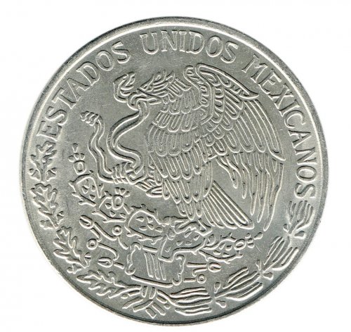 Mexico 1 Peso Coin, 1970-1983, KM #460, XF-Extremely Fine, Jose Maria ...